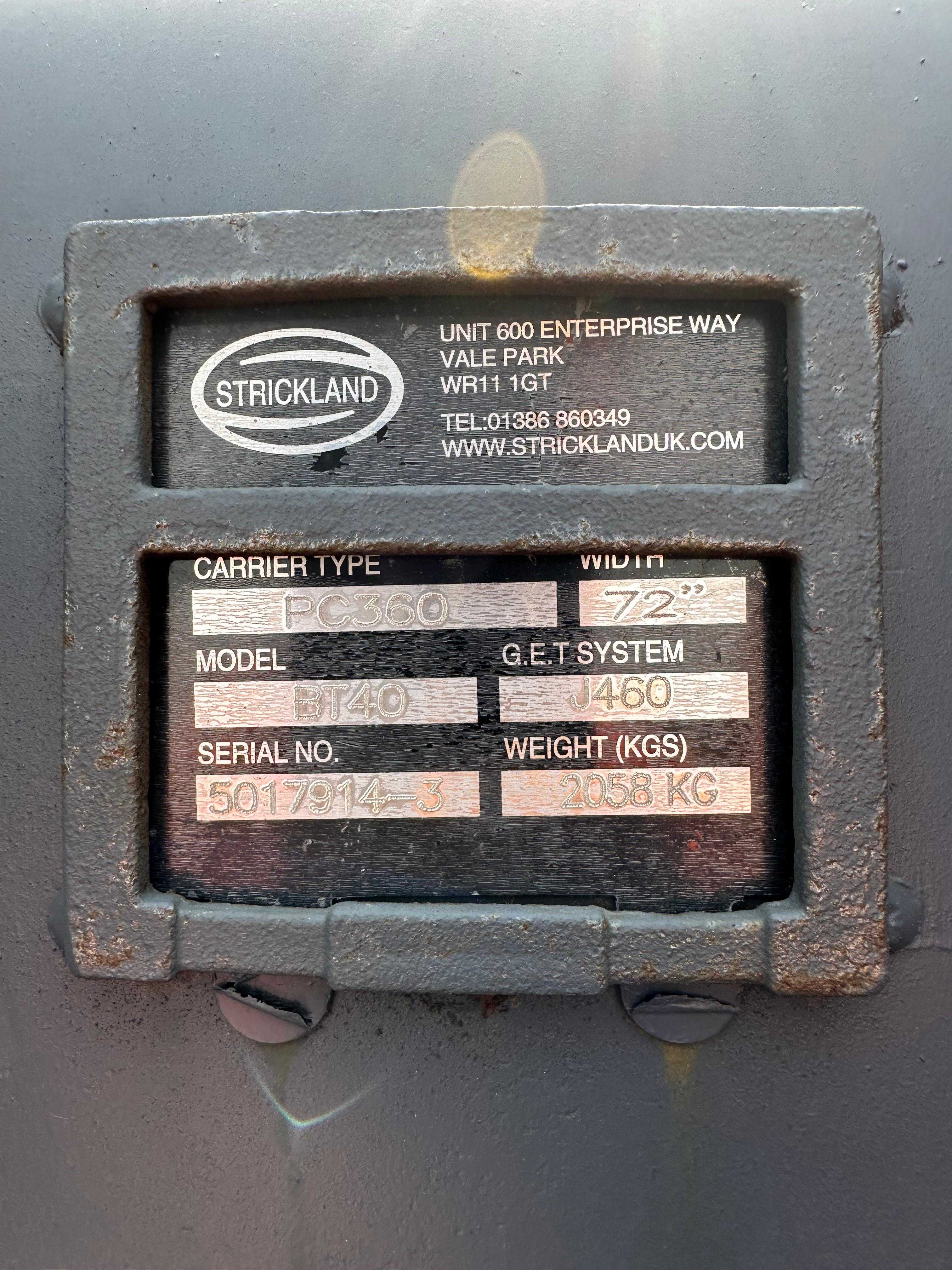 UNSED STRICKLAND BUCKET SUITABLE FOR 36 TON EXCAVATORS | MHJ Heavy ...